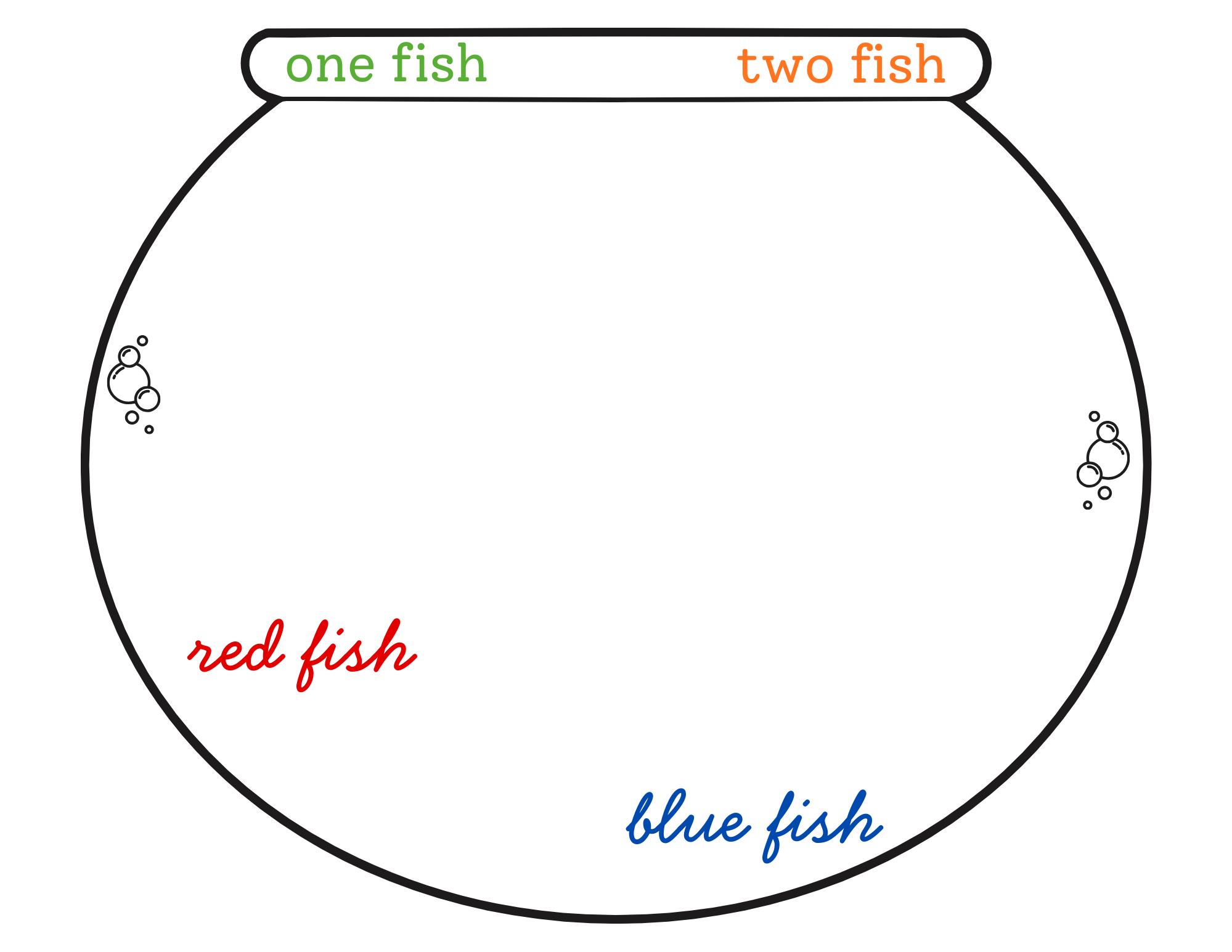 One Fish Two Fish Red Fish Blue Fish Handprint Art Dr. Seuss Activity ...
