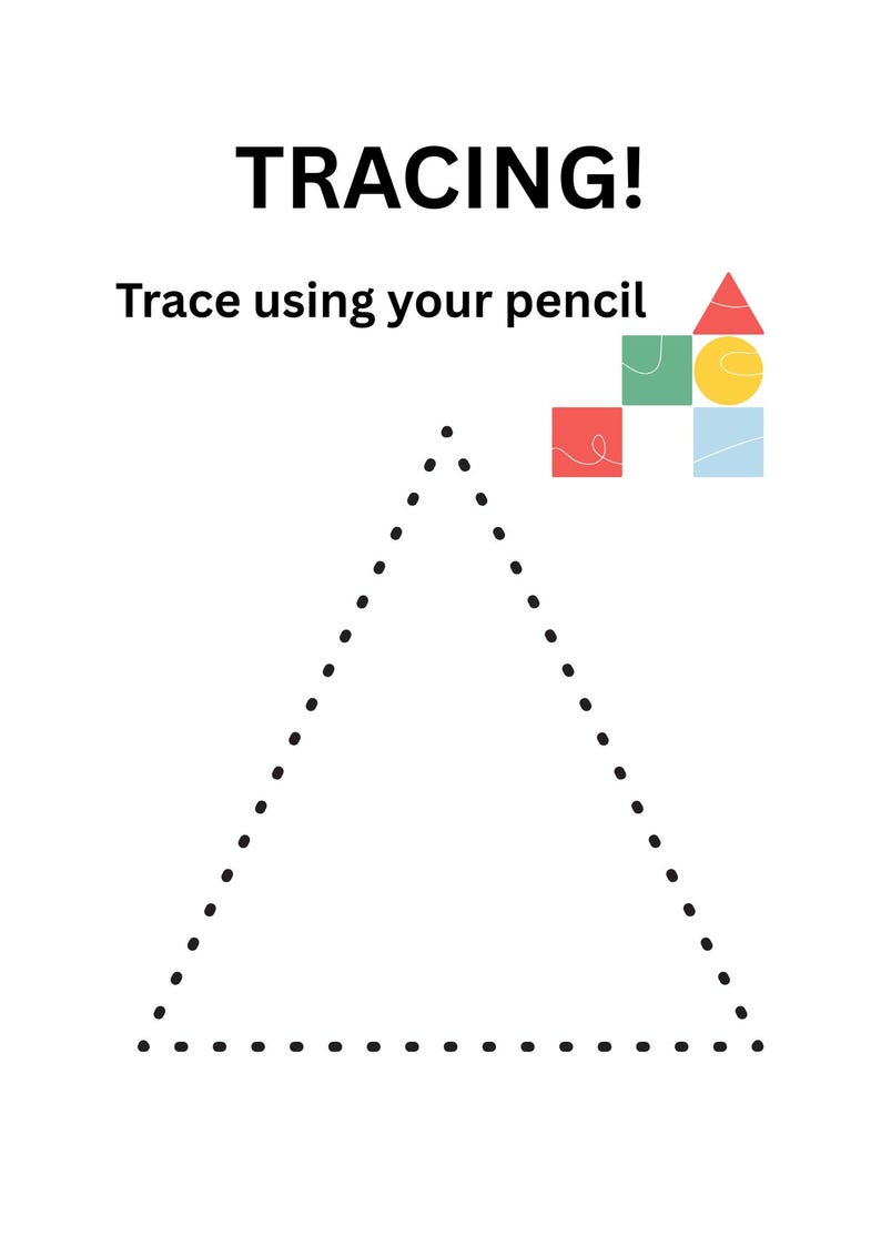 Preschool Shapes Worksheet Pack: Toddler Learning Activities (PDF ...
