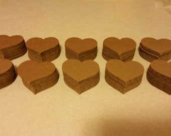 Cardboard hearts | Etsy
