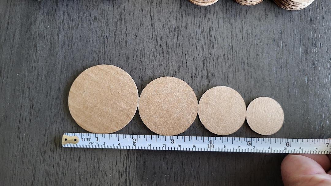 Cardboard Circles - Qty 100 - 4 Sizes - Etsy