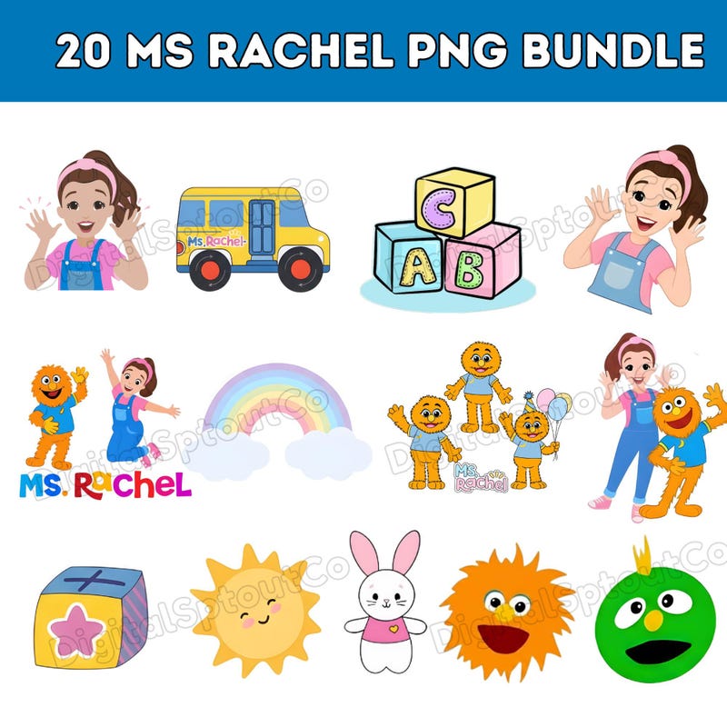 Ms. Rachel Png - Etsy
