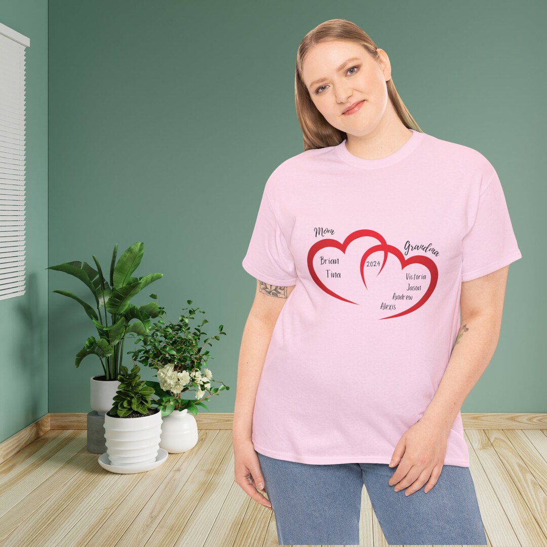 Mom & Grandma Family Tree Tshirt Personalized Design - Etsy