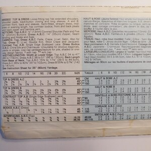 Easy Sewing Butterick Sewing Pattern 4627 Classic Women's Fashion Dress ...