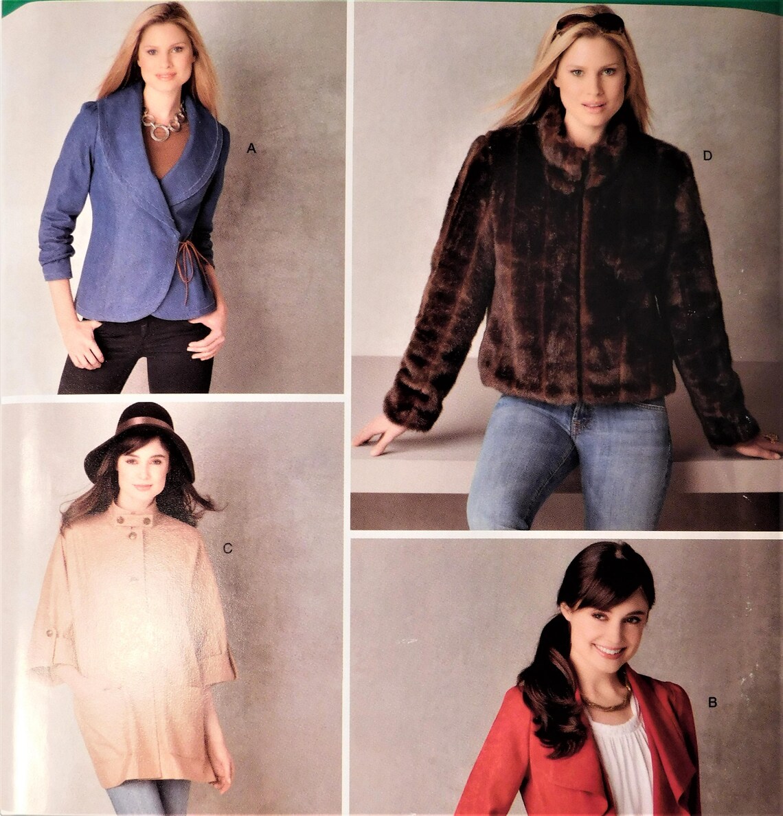 Simplicity Sewing Pattern 2150: Misses Jacket, Size 6-14 - Etsy