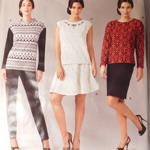 Sewing Pattern Simplicity 1255 AA Size 10-18 Misses Top Long or ...