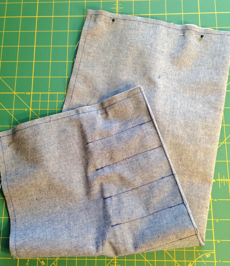 Pen, Pencil, Marker, Brush Roll up Organizer Sewing Pattern and Tutorial Make It Yourself DIY ...