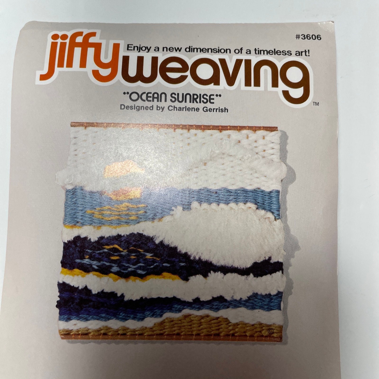 Jiffy Weaving ocean Sunrise Designed by Charlene Gerrish 4-3/4 X 4-3/4 ...