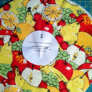 Microwave Bowl Cozy PDF Sewing Pattern: Quilted Potholder DIY (digital ...