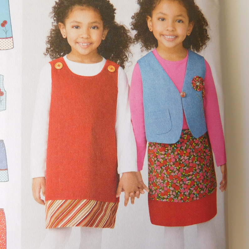 Little Girls Sewing Pattern Simplicity 1568 Size 3-8 Little Girls ...