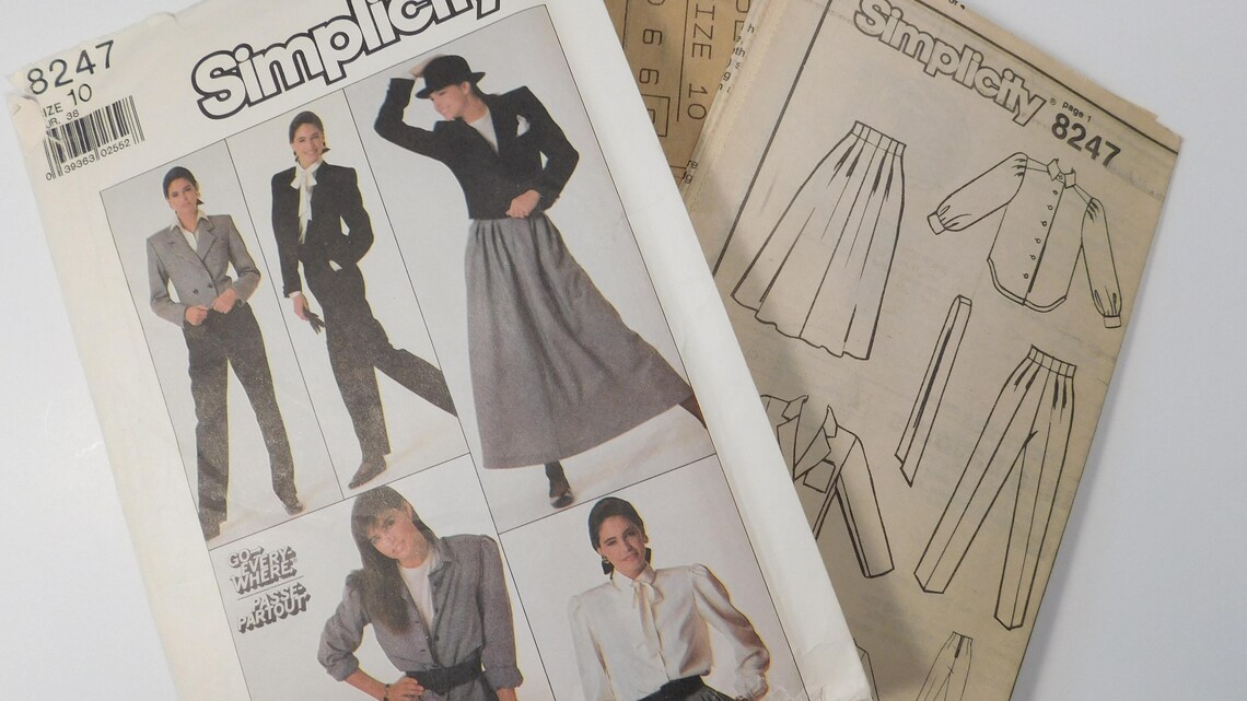 Vintage Simplicity Sewing Pattern 8247 Go Every-where Womens - Etsy