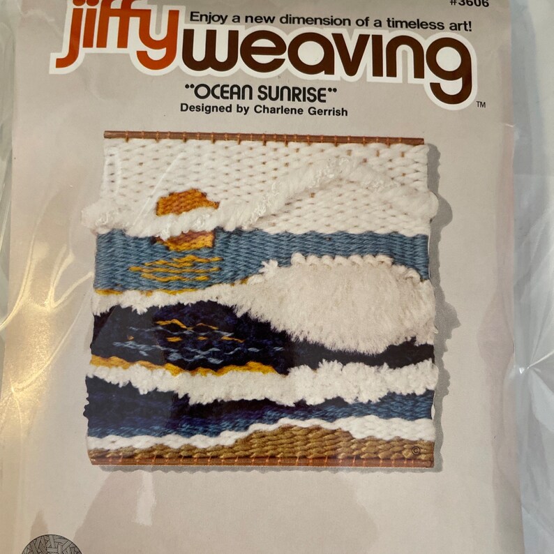 Jiffy Weaving ocean Sunrise Designed by Charlene Gerrish 4-3/4 X 4-3/4 ...
