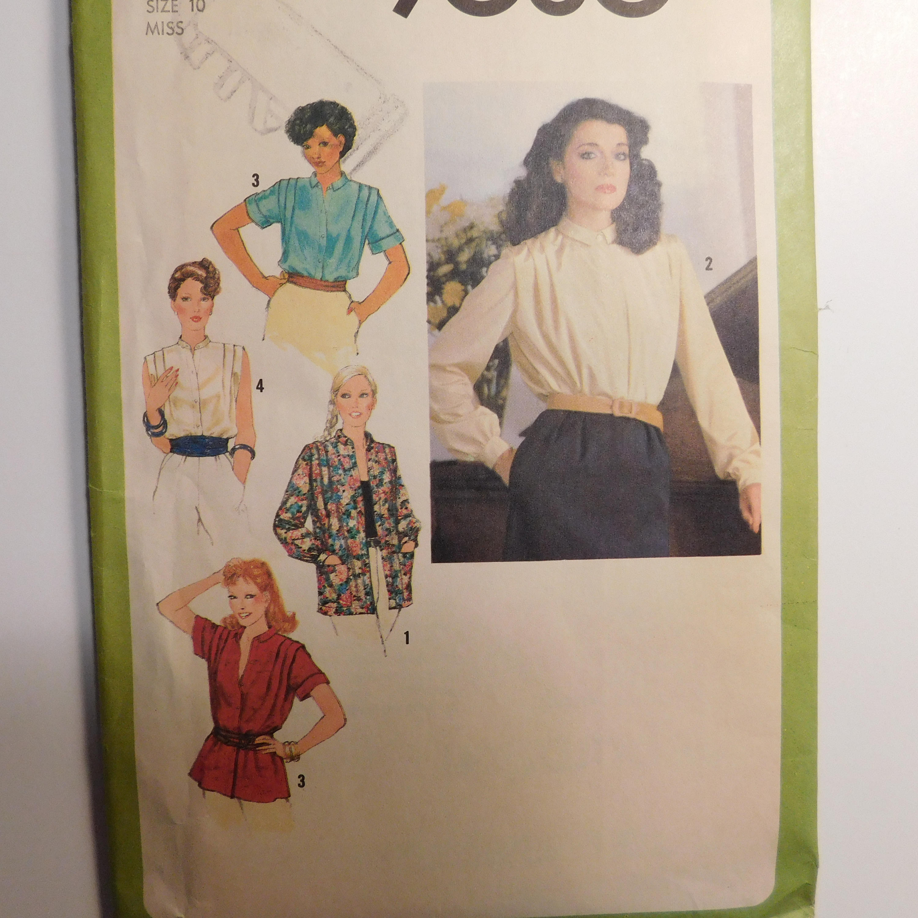 Simplicity Vintage Sewing Pattern 9060 Women's Classic Fashion Blouse ...