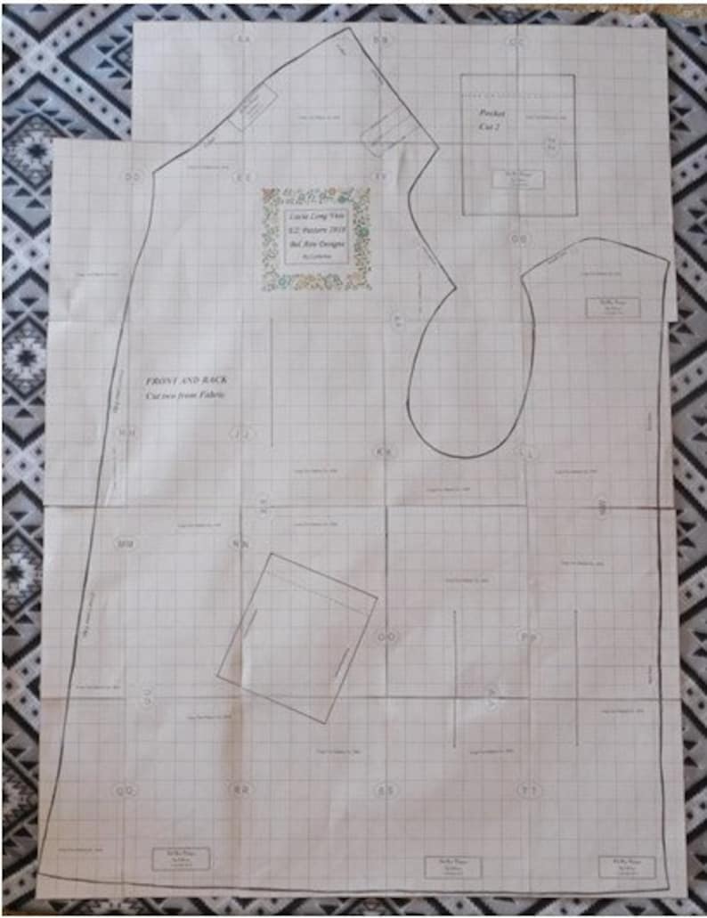 Womens Vest Sewing Pattern: Asymmetrical Hem, Rolled Collar ...