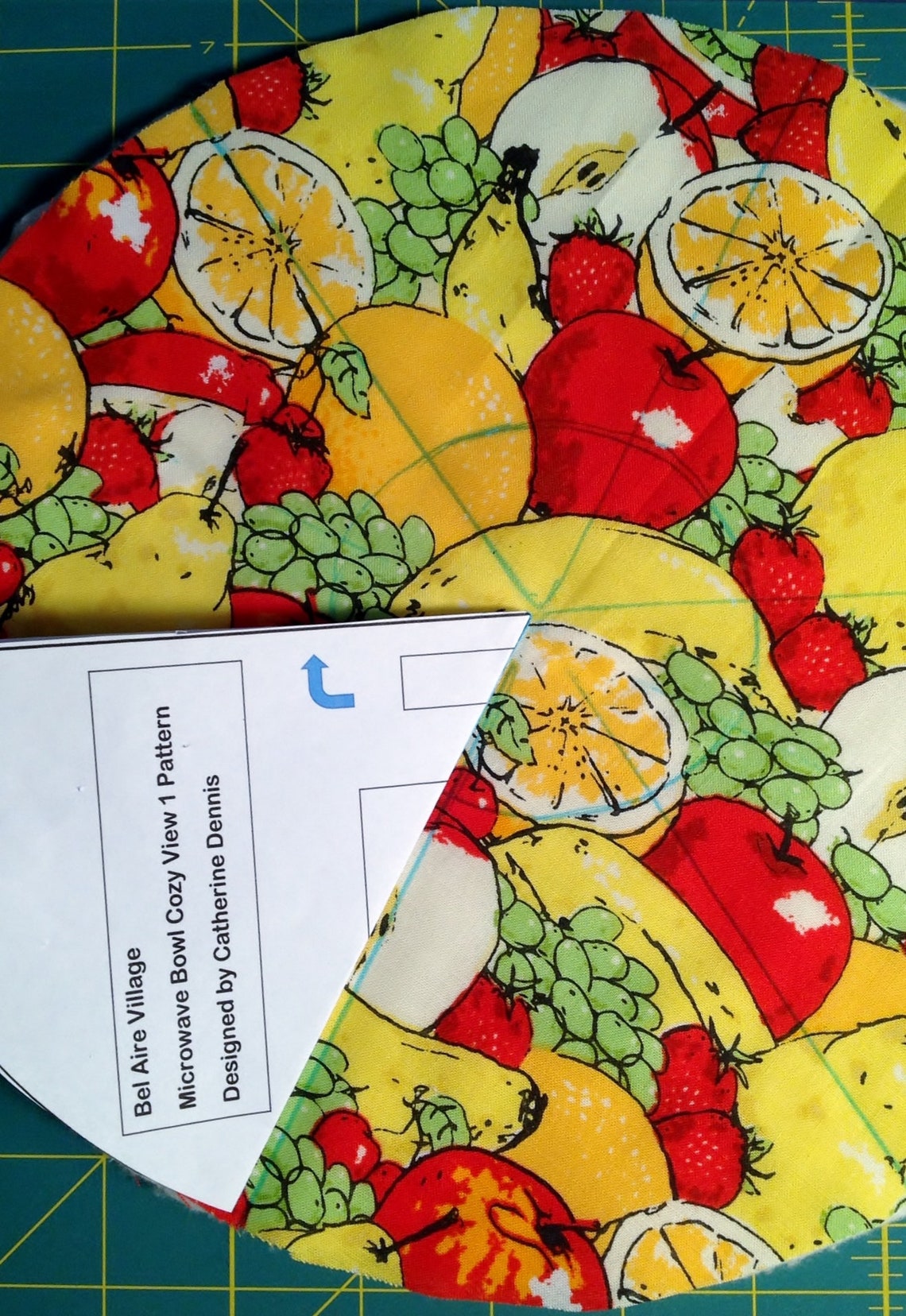 Microwave Bowl Cozy PDF Sewing Pattern and Tutorial Quilted - Etsy