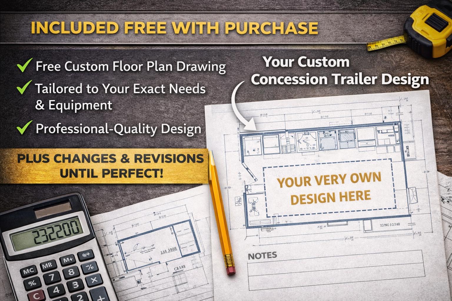DIY Concession Trailer Starter Bundle | Food Trailer Build Planner ...