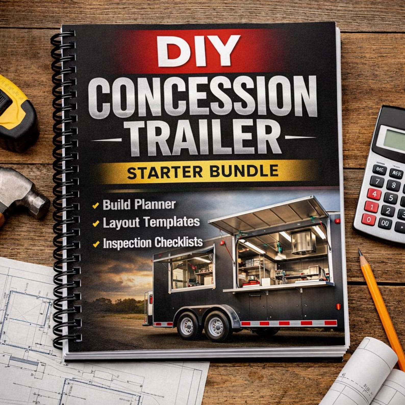 DIY Concession Trailer Starter Bundle | Food Trailer Build Planner ...