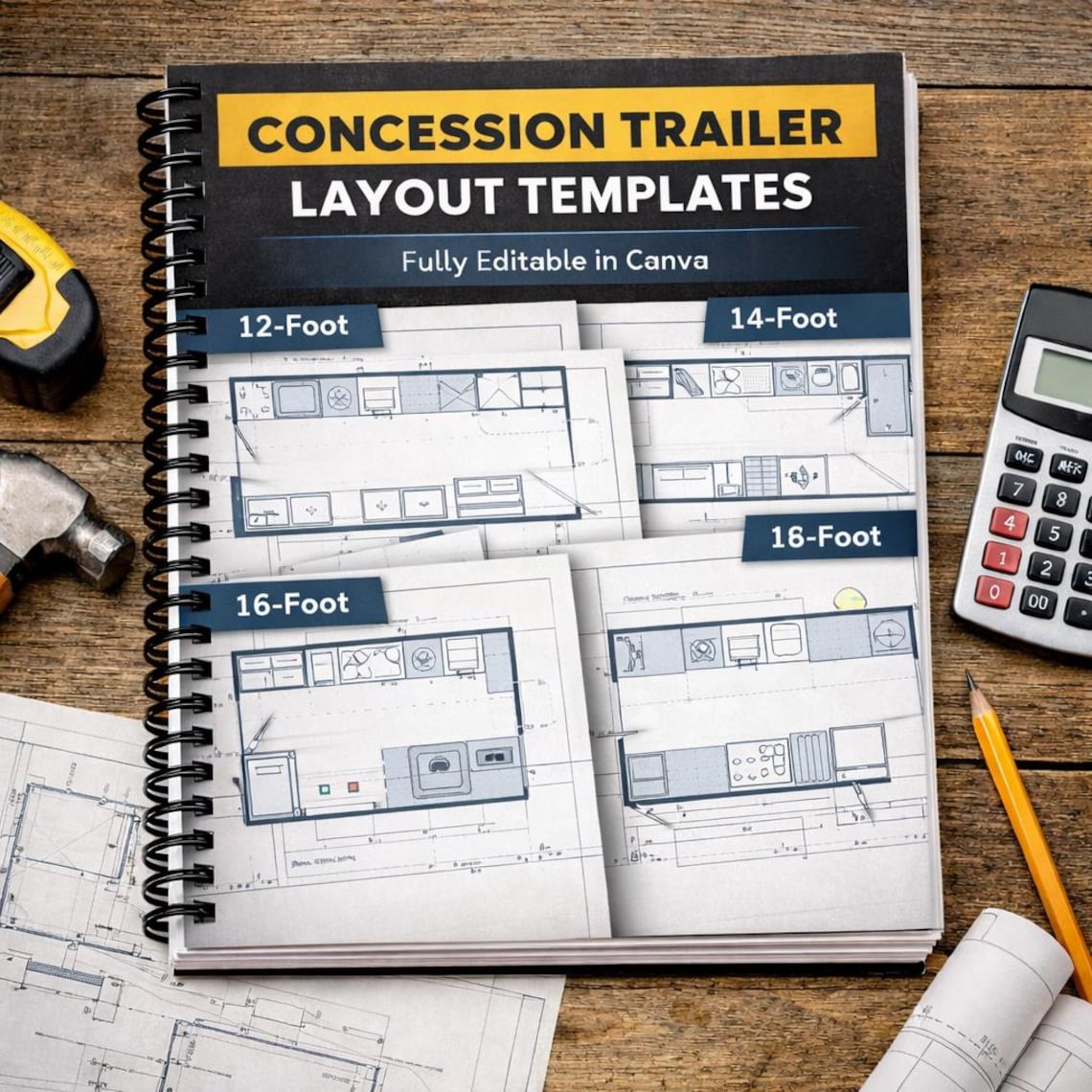 DIY Concession Trailer Starter Bundle | Food Trailer Build Planner ...