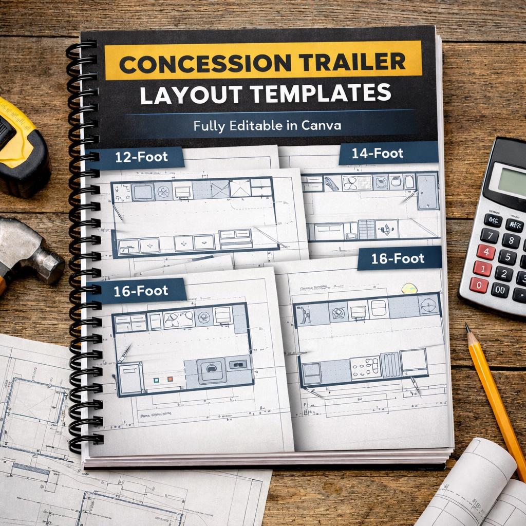 DIY Concession Trailer Starter Bundle | Food Trailer Build Planner ...