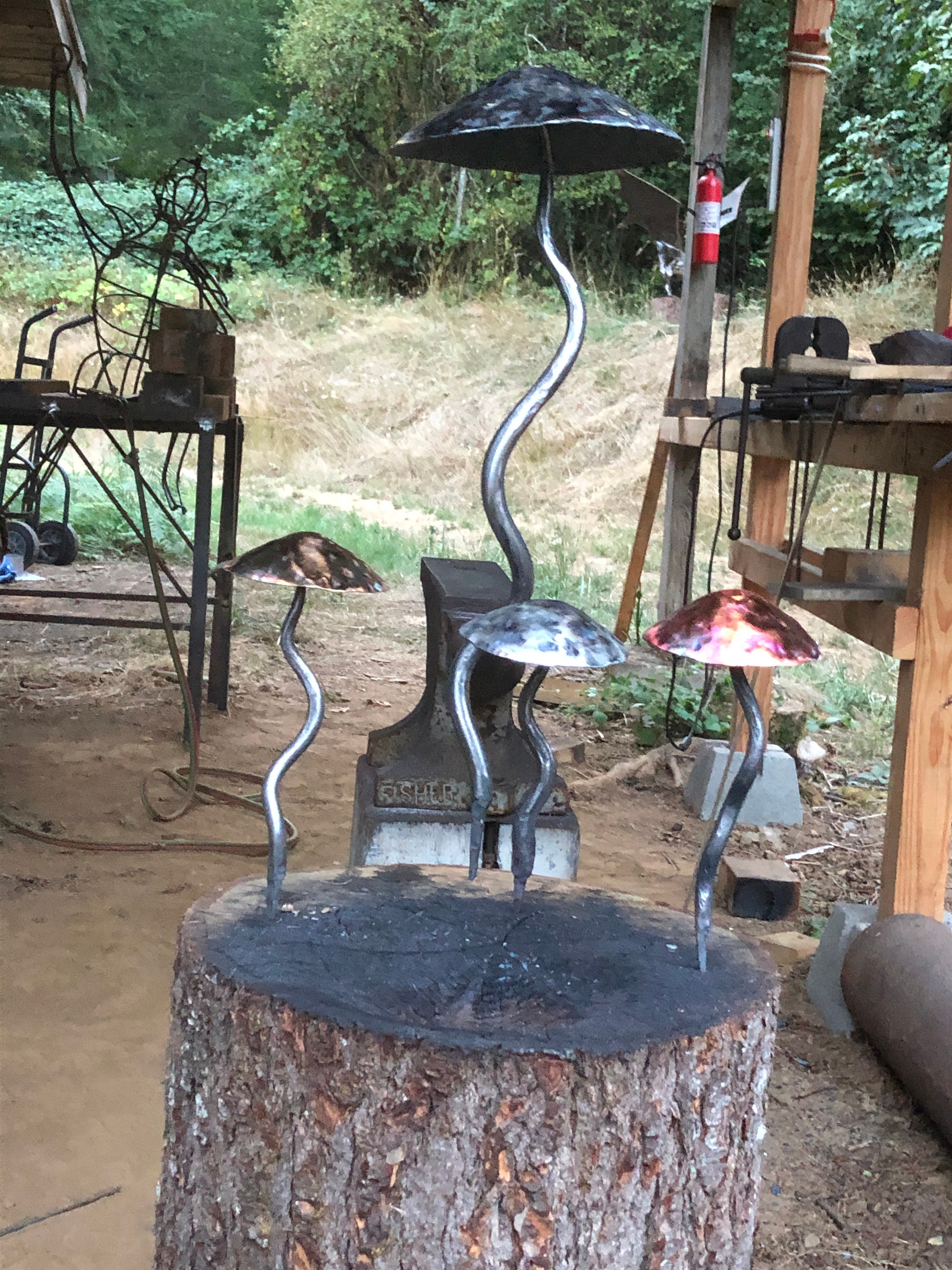 Magick Metal Mushrooms - Etsy