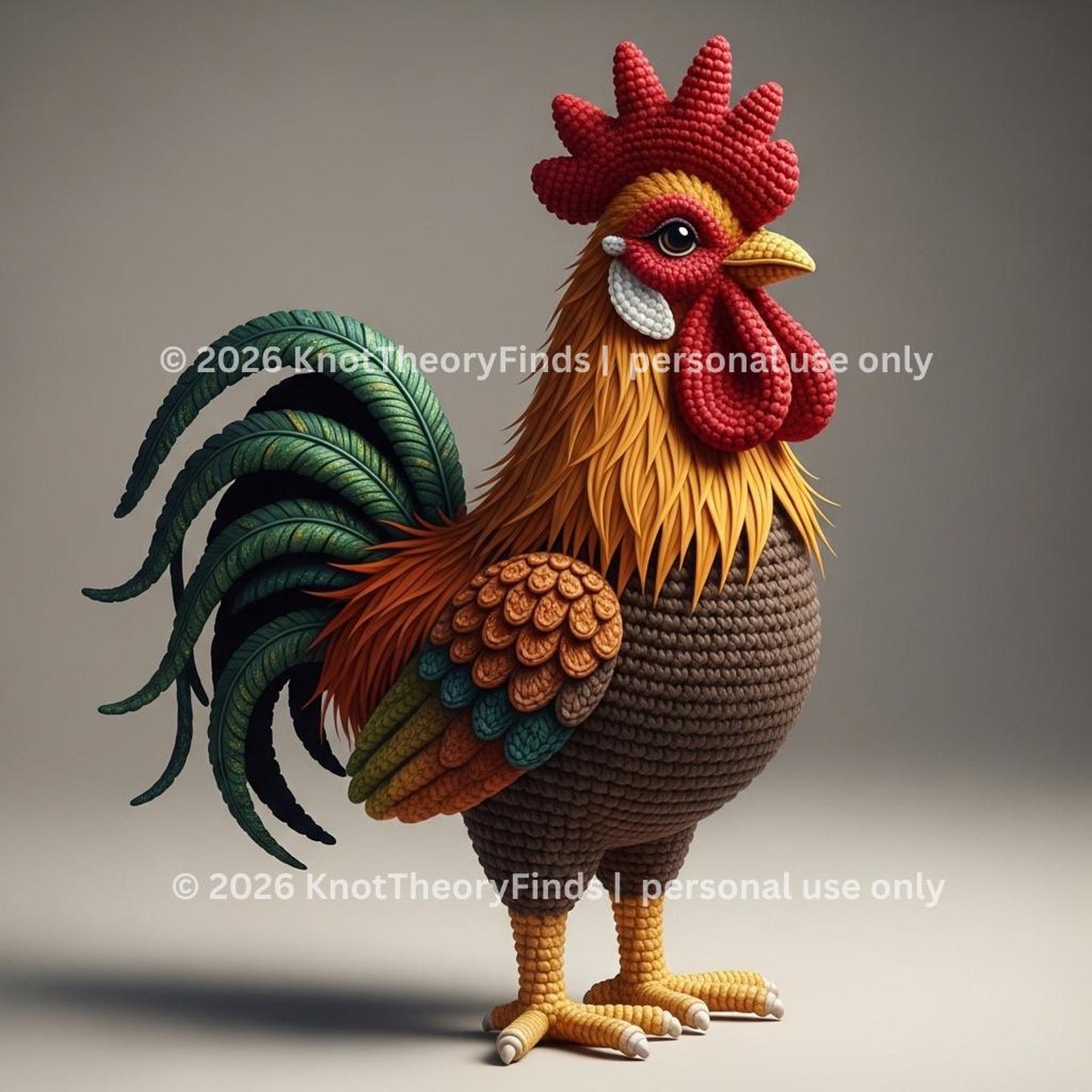 Chicken Amigurumi Crochet Pattern | Low-sew Farm Plush (digital ...