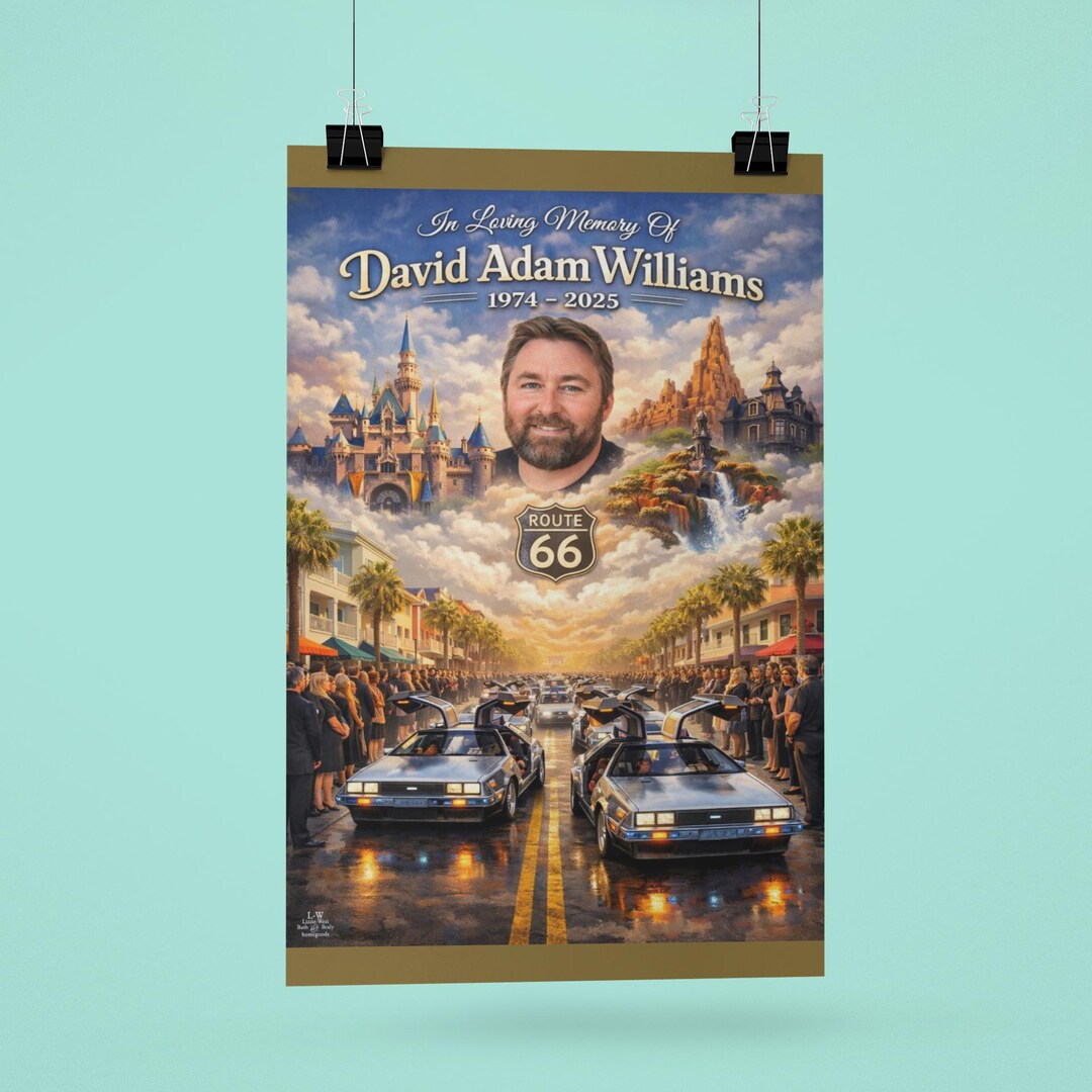 Adam the Woo inspiriertes Poster | Freizeitpark-Geschichte Wandkunst ...