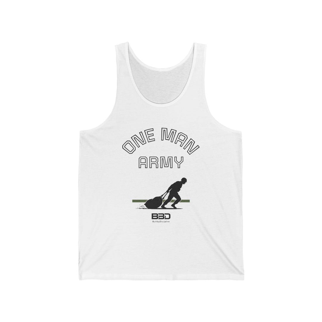 One Man Army Pulling Sled Tank - Etsy