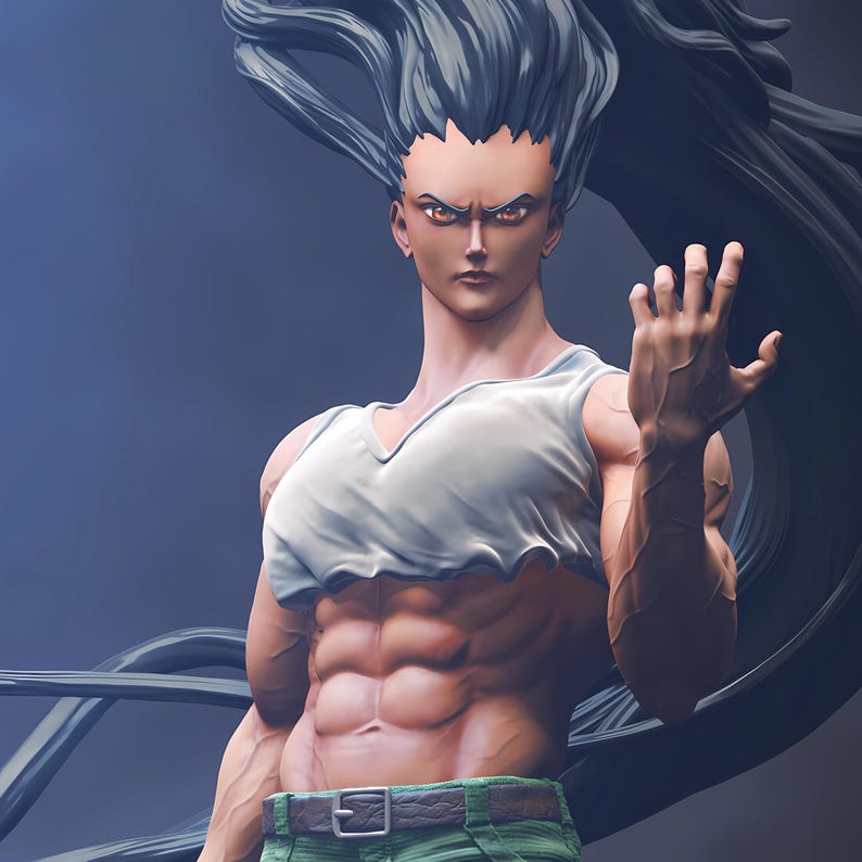 Wild Aura Prodigy STL 3D Print Figurine | Youth Fighter Stl Model ...