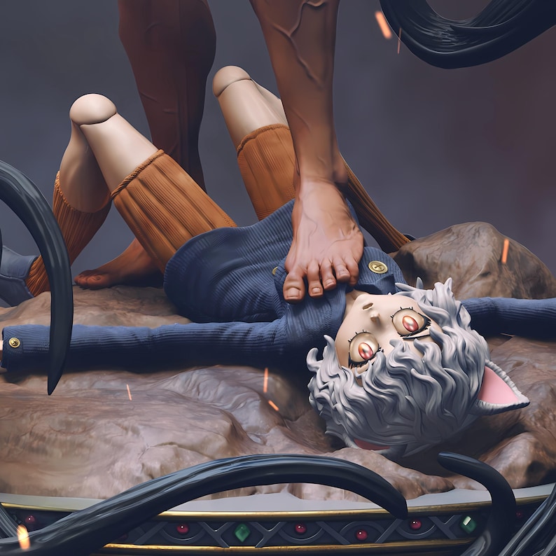 Wild Aura Prodigy STL 3D Print Figurine | Youth Fighter Stl Model ...