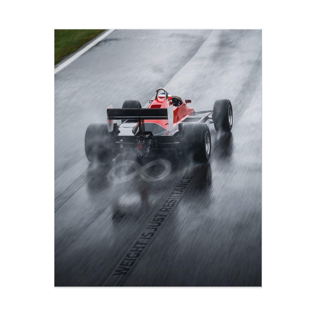 Williams FW08C F1 Racing Poster – Ground Effect Era Art Print - Etsy