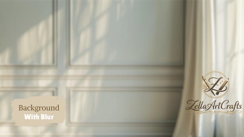 Sunlit Minimalist Wall Zoom Background | Neutral Paneling | Modern Zoom ...