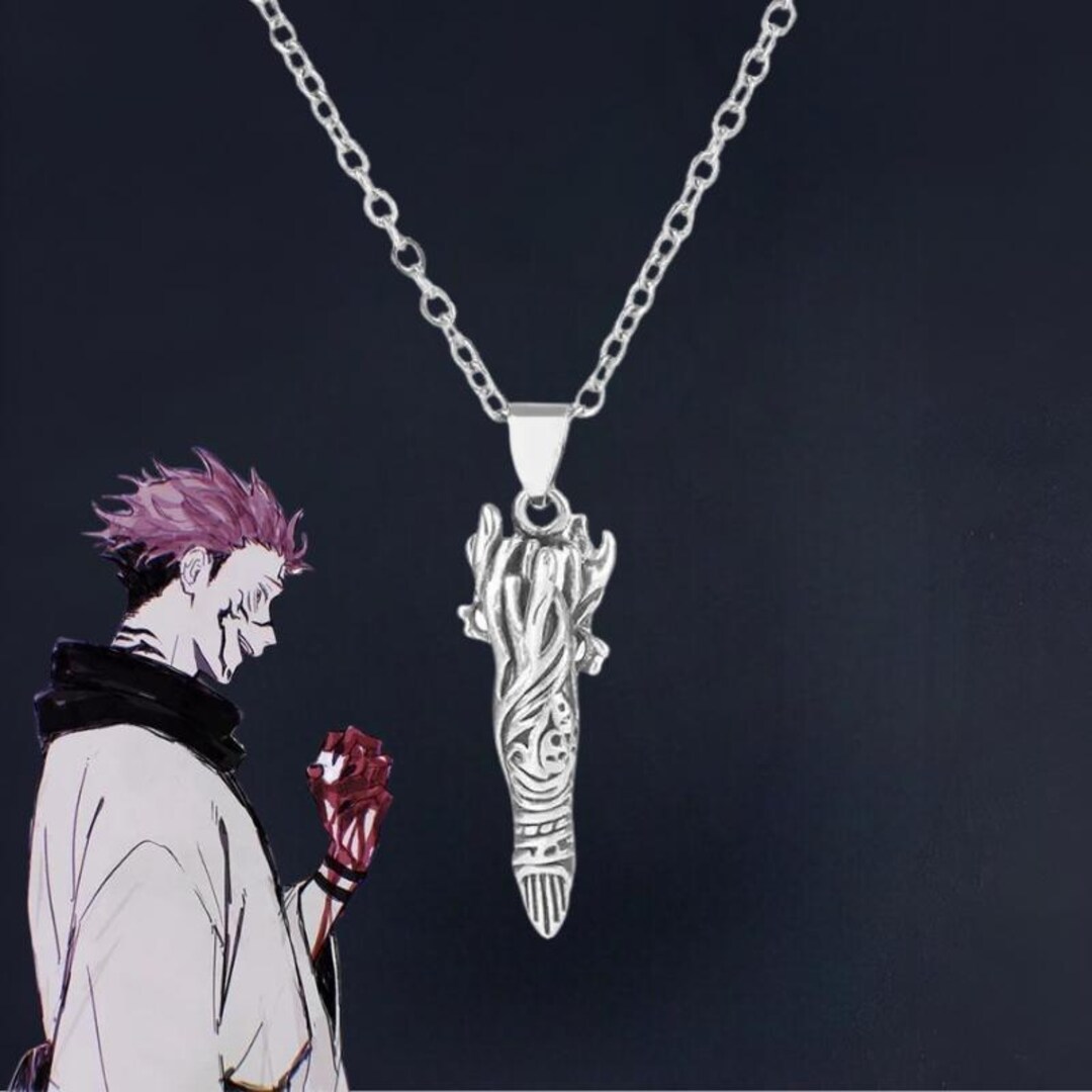 Jujutsu Kaisen Sukuna Finger Inspired Necklace, JJK Necklace, Anime ...