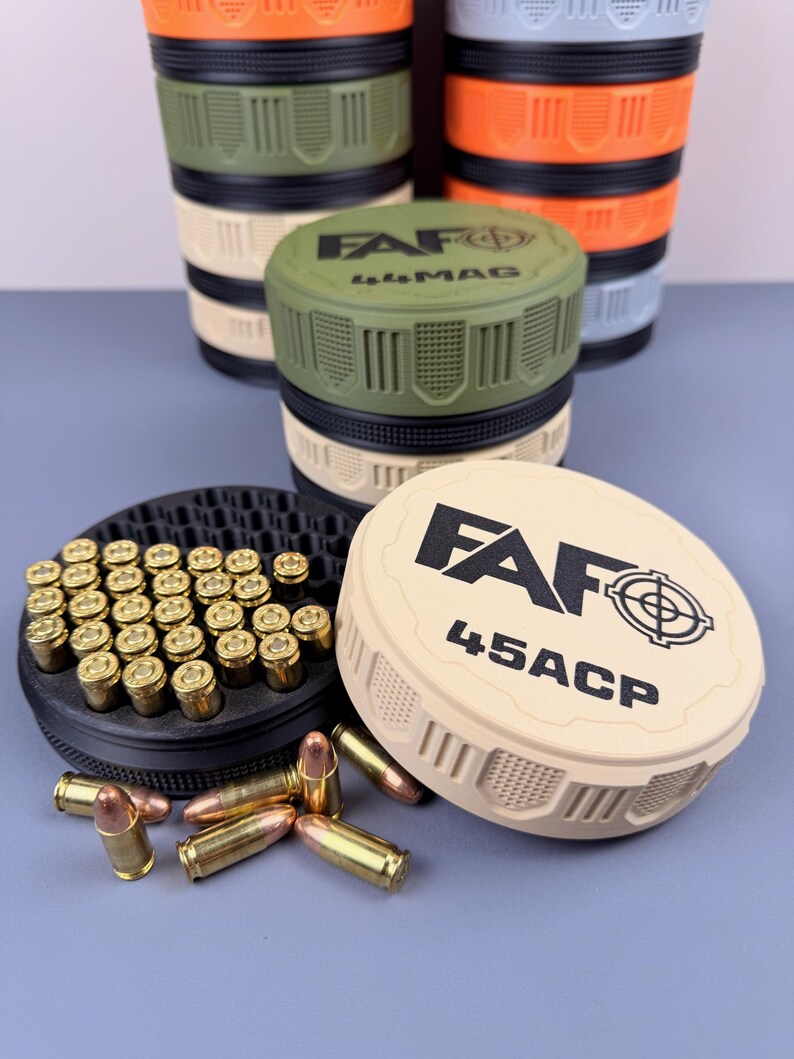 Stackable Ammo Storage Containers • Ammo Capsule • Pistol and Rifle ...