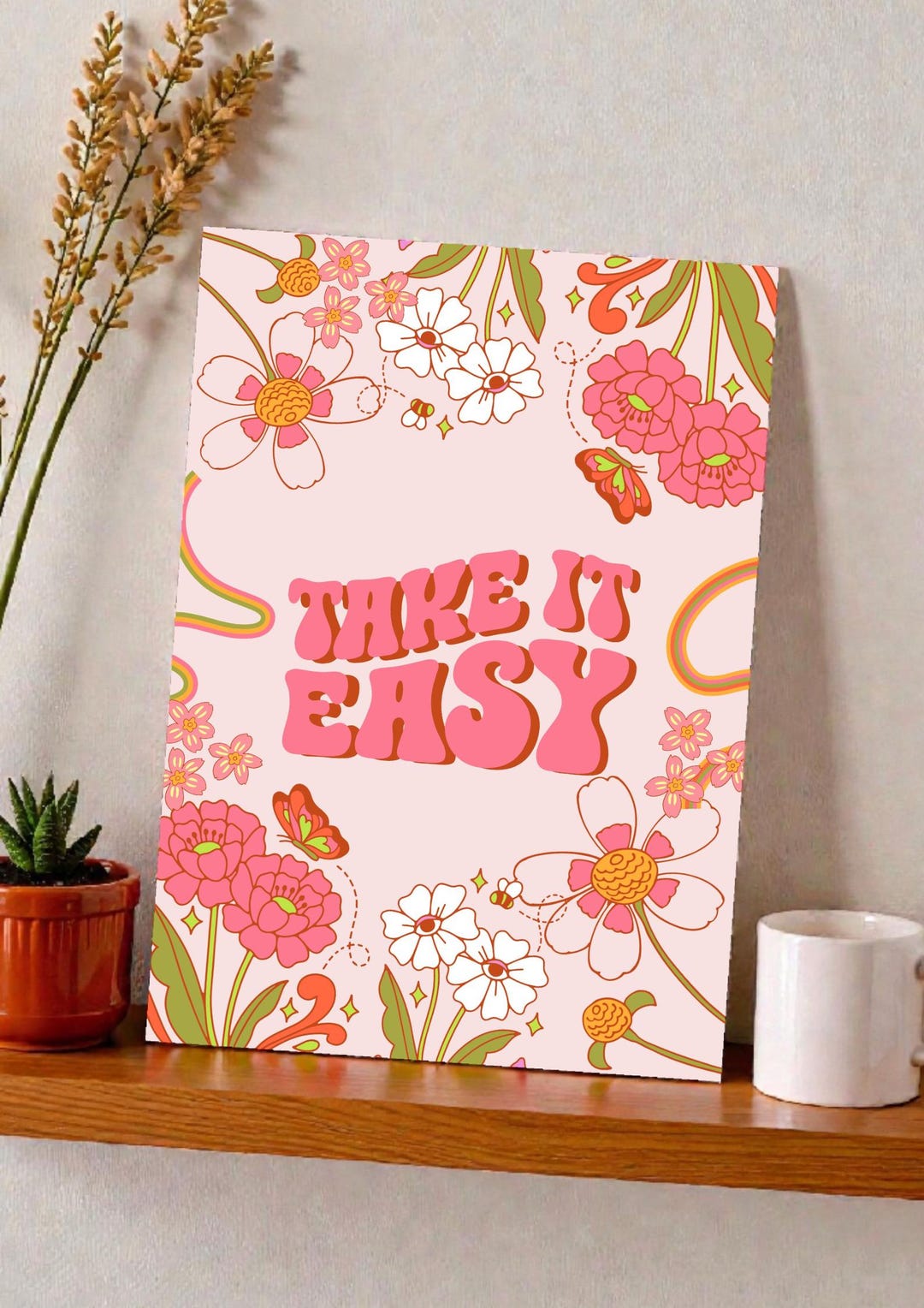 Poster "take It Easy" - Etsy
