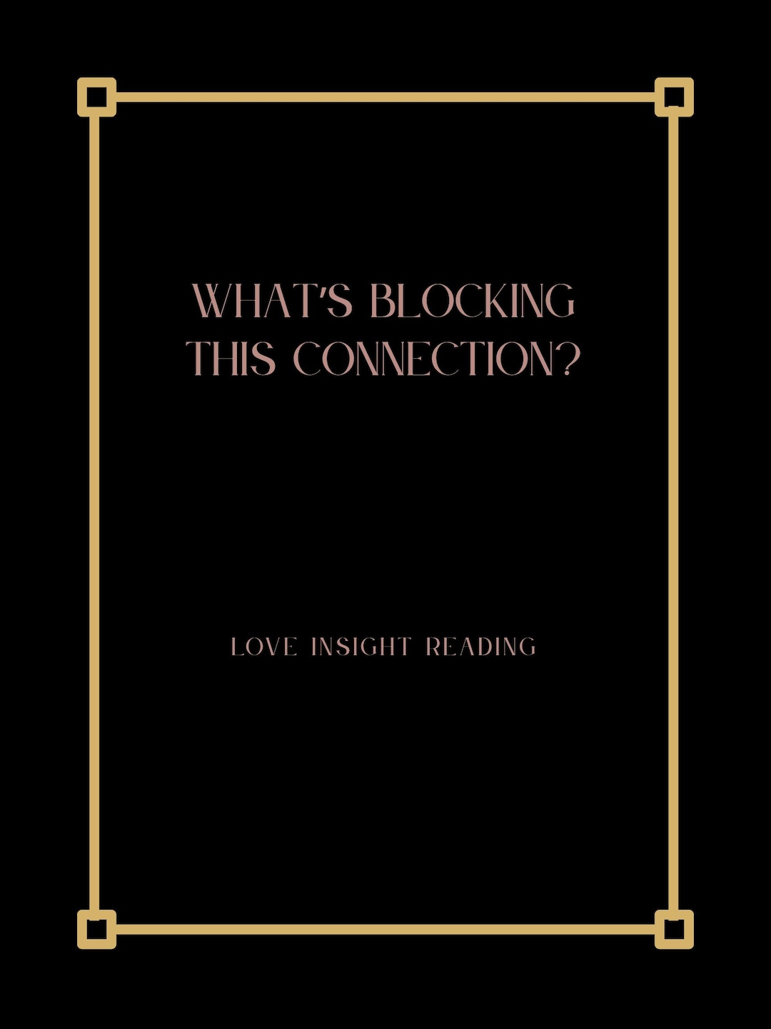 What’s Blocking This Connection From Moving Forward? | Love Tarot ...