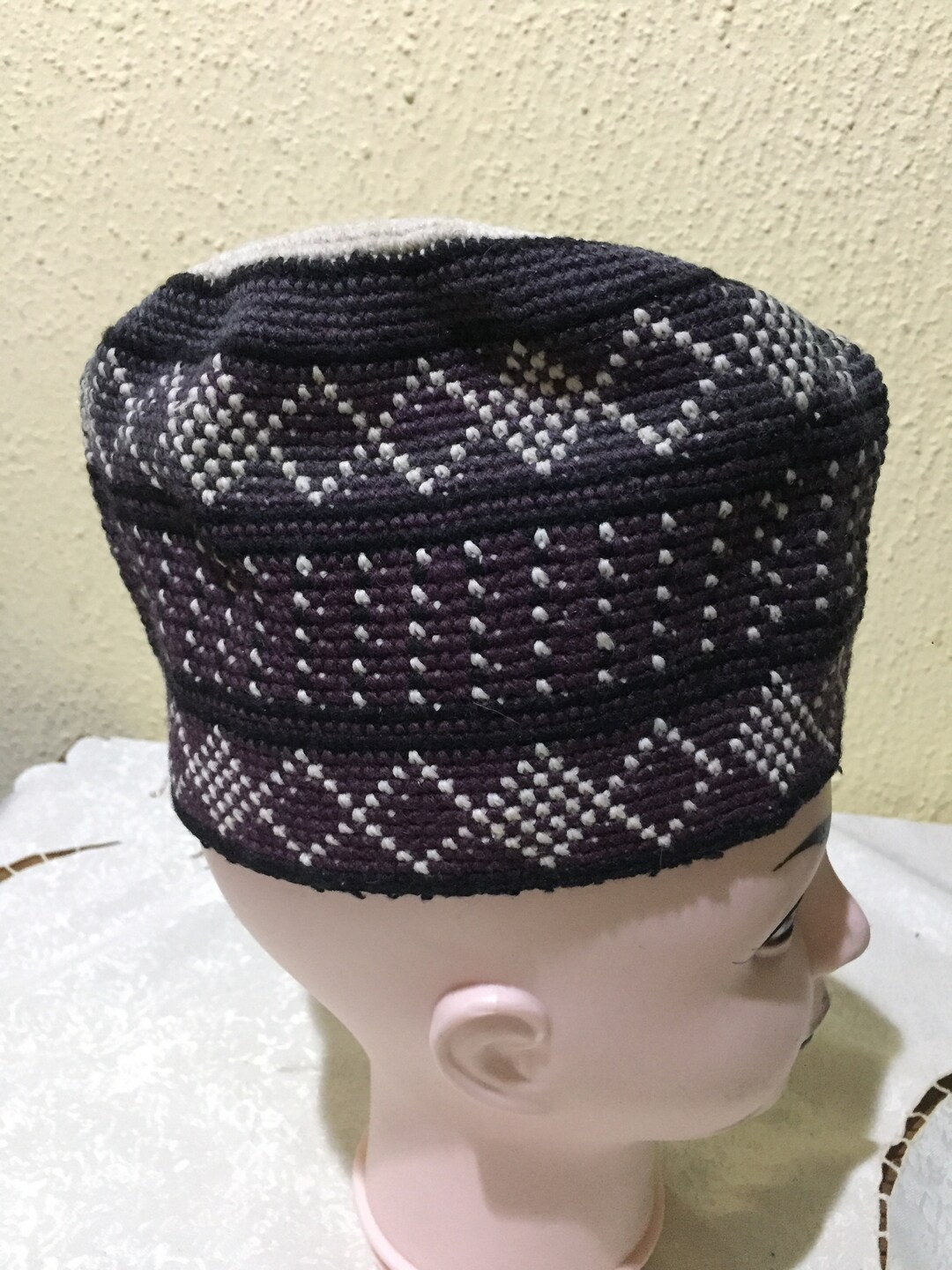 Grey Kofi Cap/ Kufi Cap/grey Prayer Cap/muslim Cap/aboki Cap/mallam Cap ...