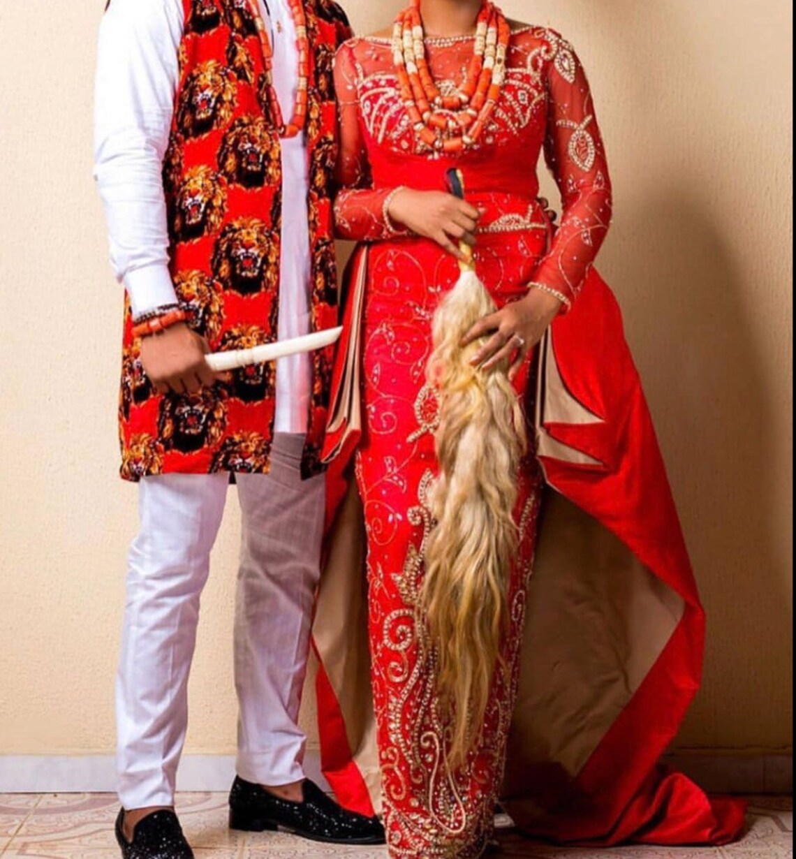 Igbo Wedding Sword Tusk for Groom, Ibo Sword, Nigerian Wedding Igbo ...