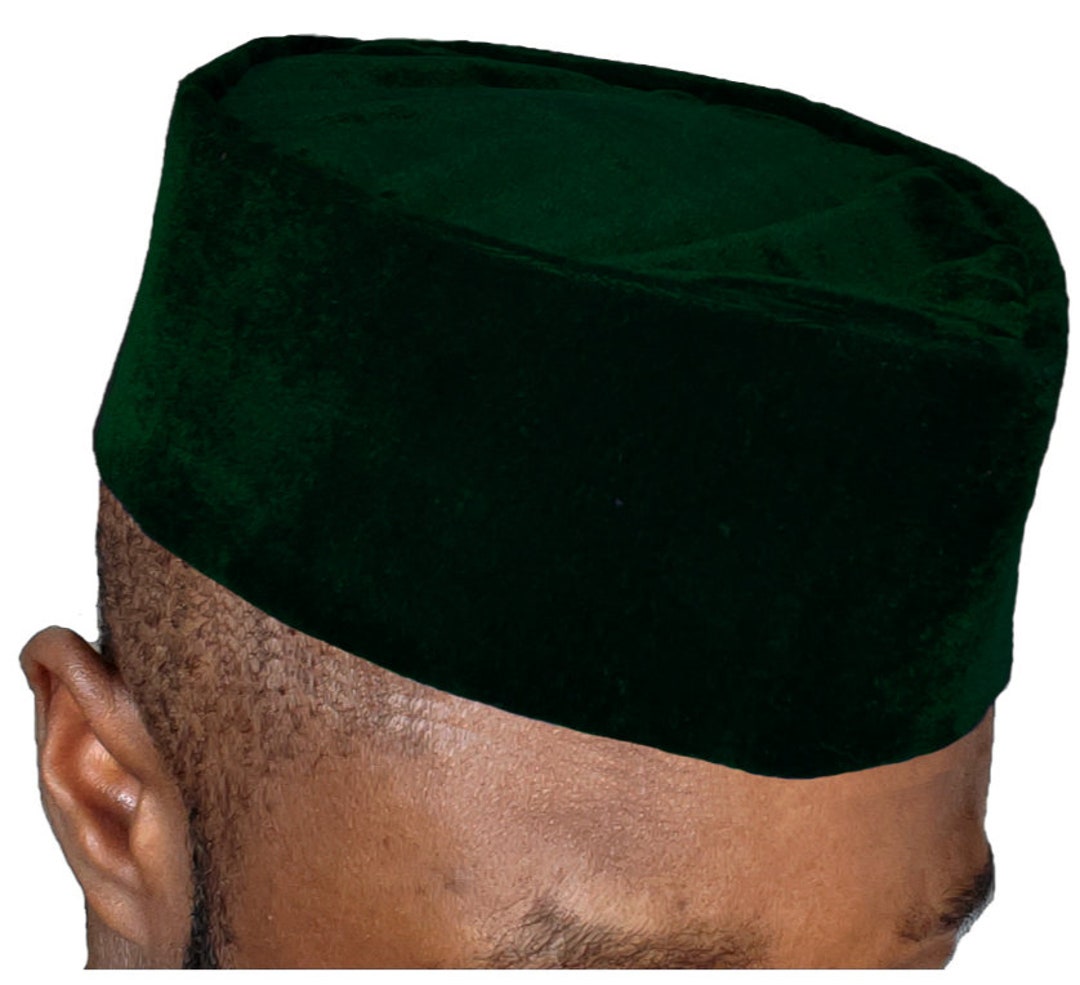 Green Nigerian Cap/green Igbo Hat/green Nigerian Wedding Hat/green ...