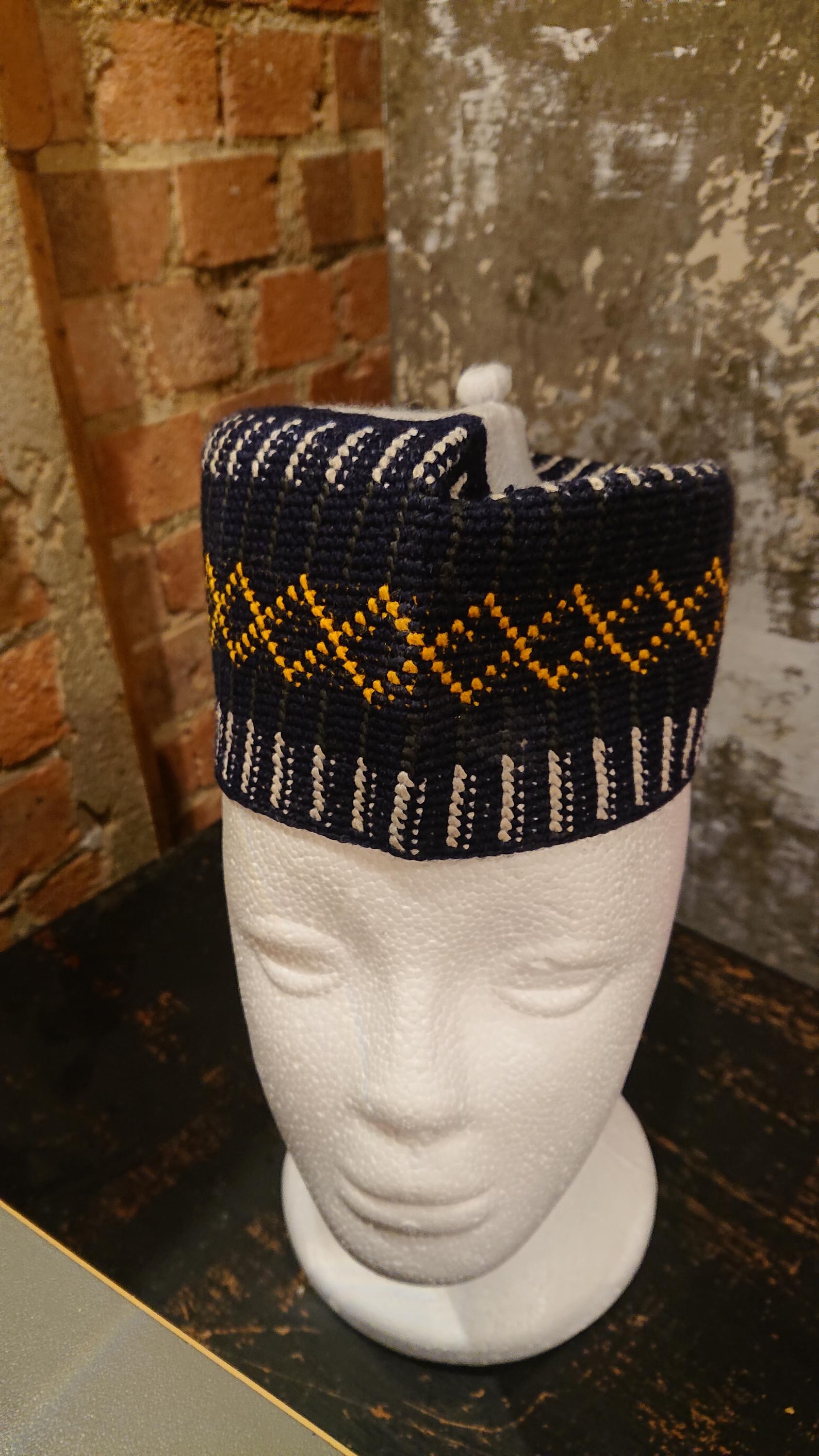 Muslim Cap/blue Hausa Hat/ Aboki Cap/eid Cap/blue Ramadan Cap/kufi Cap ...