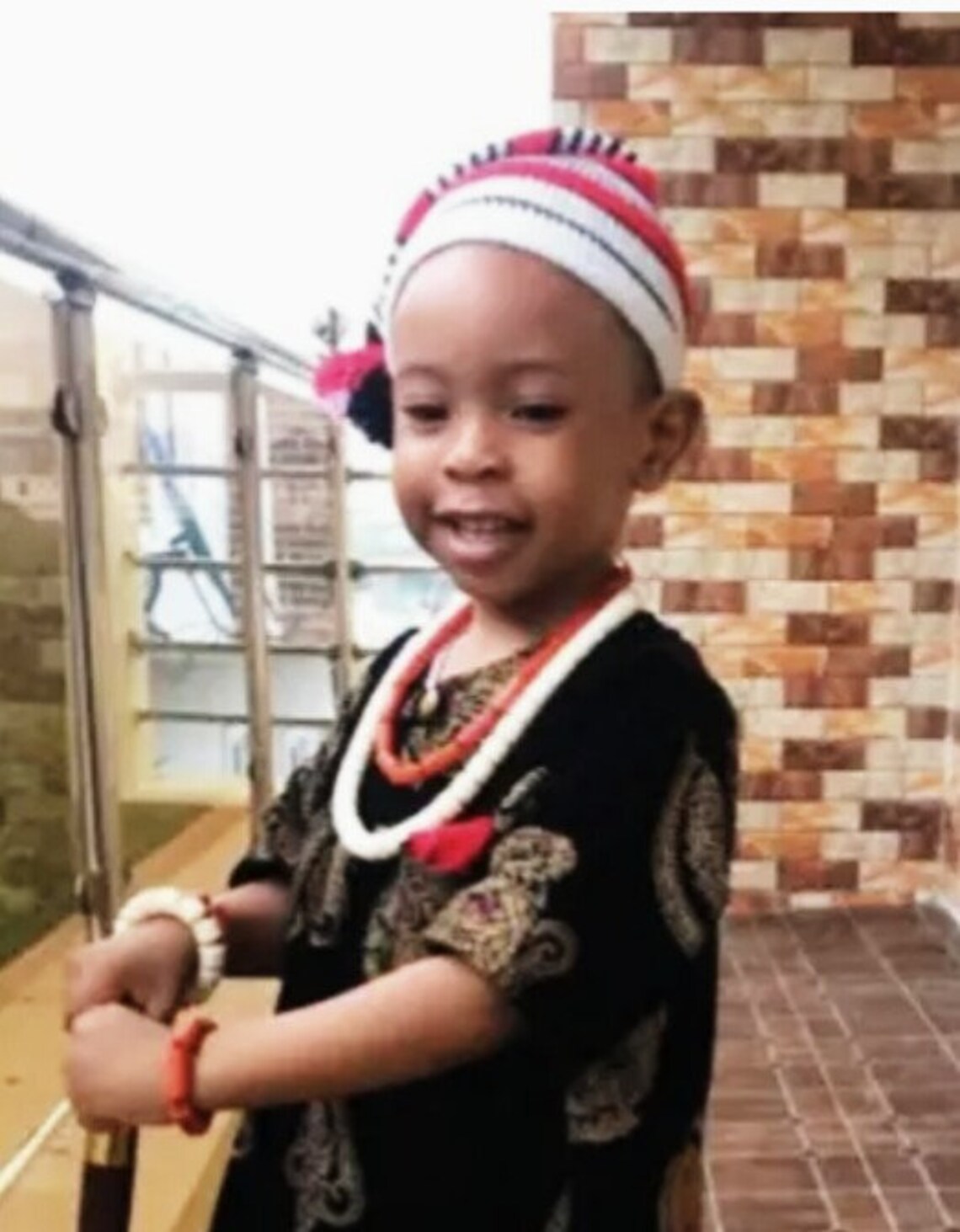 Igbo Kids Cap/igbo War Dance Cap/ Men's Knitted Stripped Cap/african ...