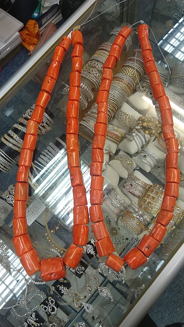 Coral Igbo Beads for Men/igbo Traditional Wedding Beads for Men/igbo ...