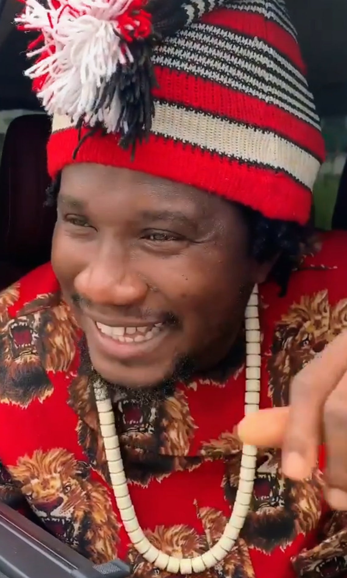 Igbo Kids Cap/igbo War Dance Cap/ Men's Knitted Stripped Cap/african ...