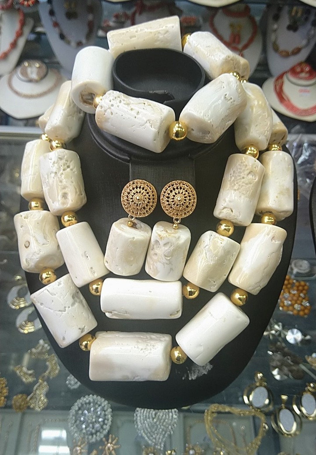 Coral Igbo Beads - Igbo Beads - Igbo Traditional Wedding Beads - Igbo ...