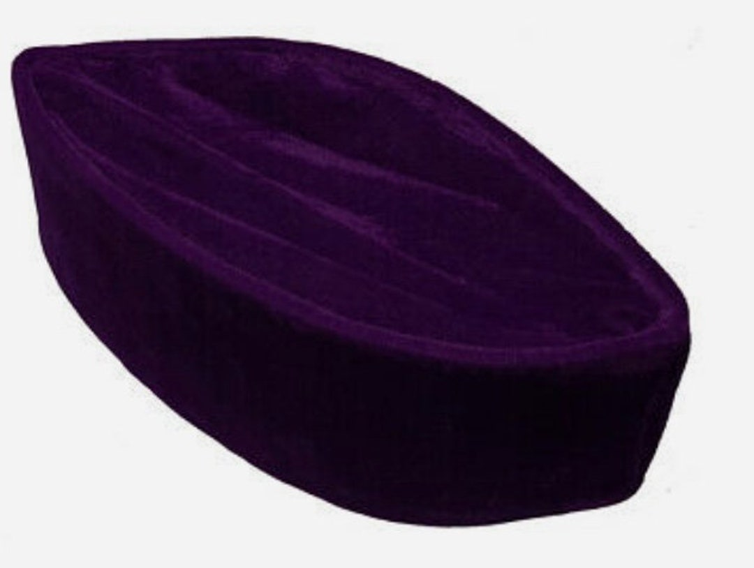 Purple Velvet Cap/purple Igbo Hat/purple Traditional Wedding Hat/purple ...