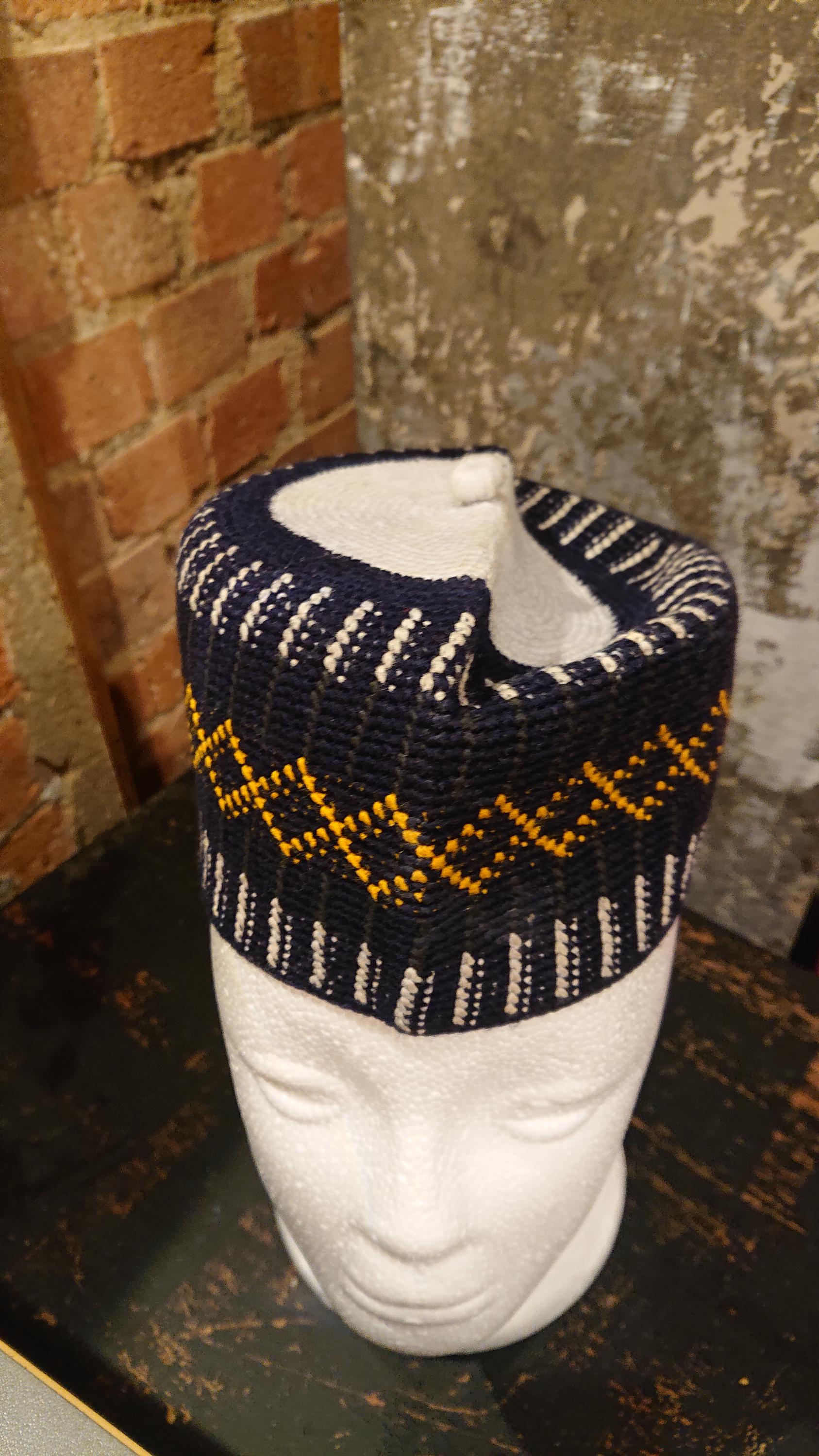 Muslim Cap/blue Hausa Hat/ Aboki Cap/eid Cap/blue Ramadan Cap/kufi Cap ...