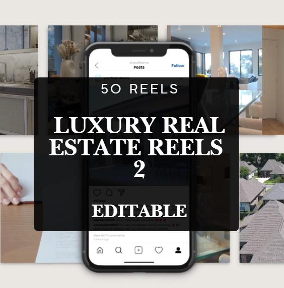 Real Estate Agent Luxury Home Reels 2: 50 Social Media Videos (digital ...