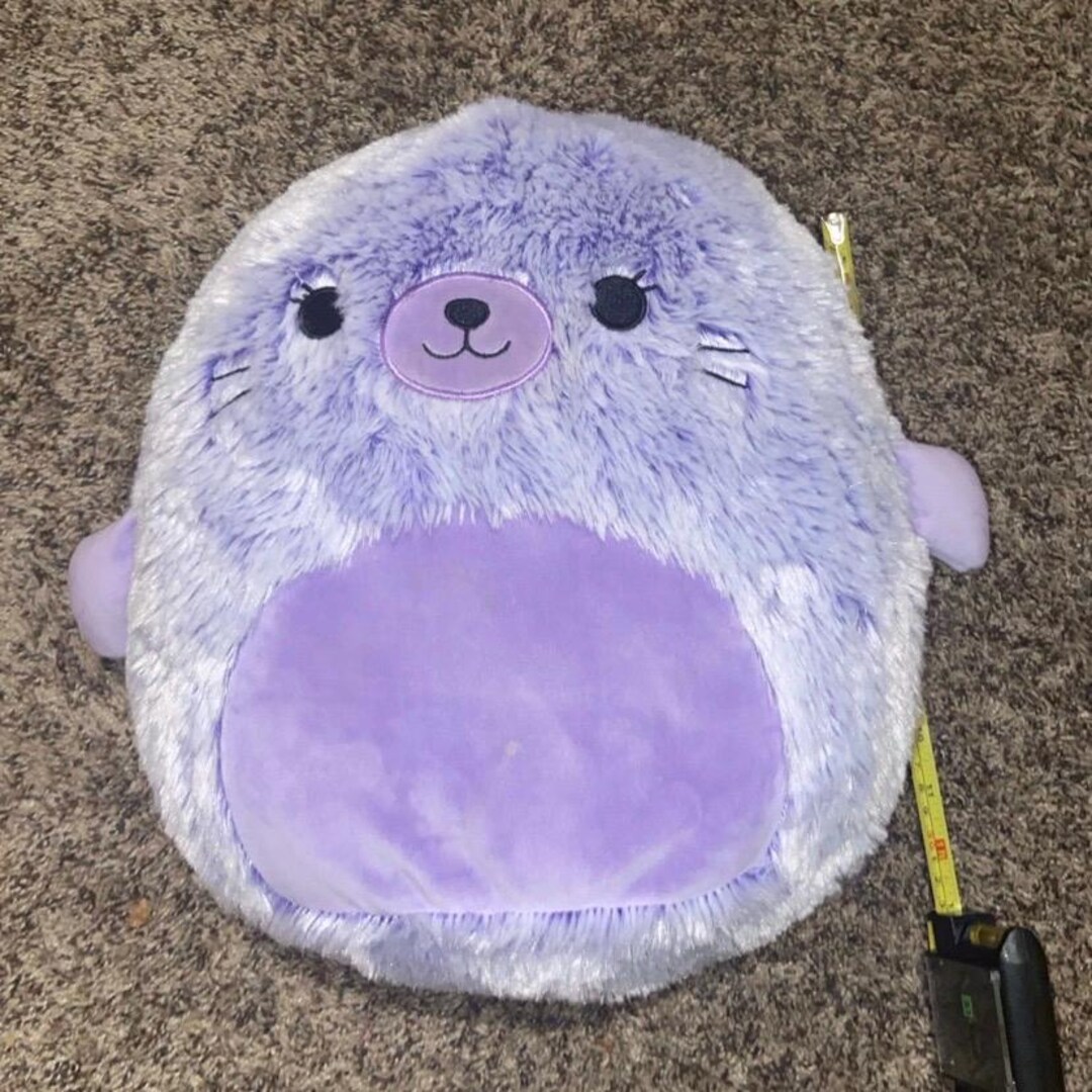 12 Inch Purple Fuzzamellow Ellen Seal Squishmallow - Etsy