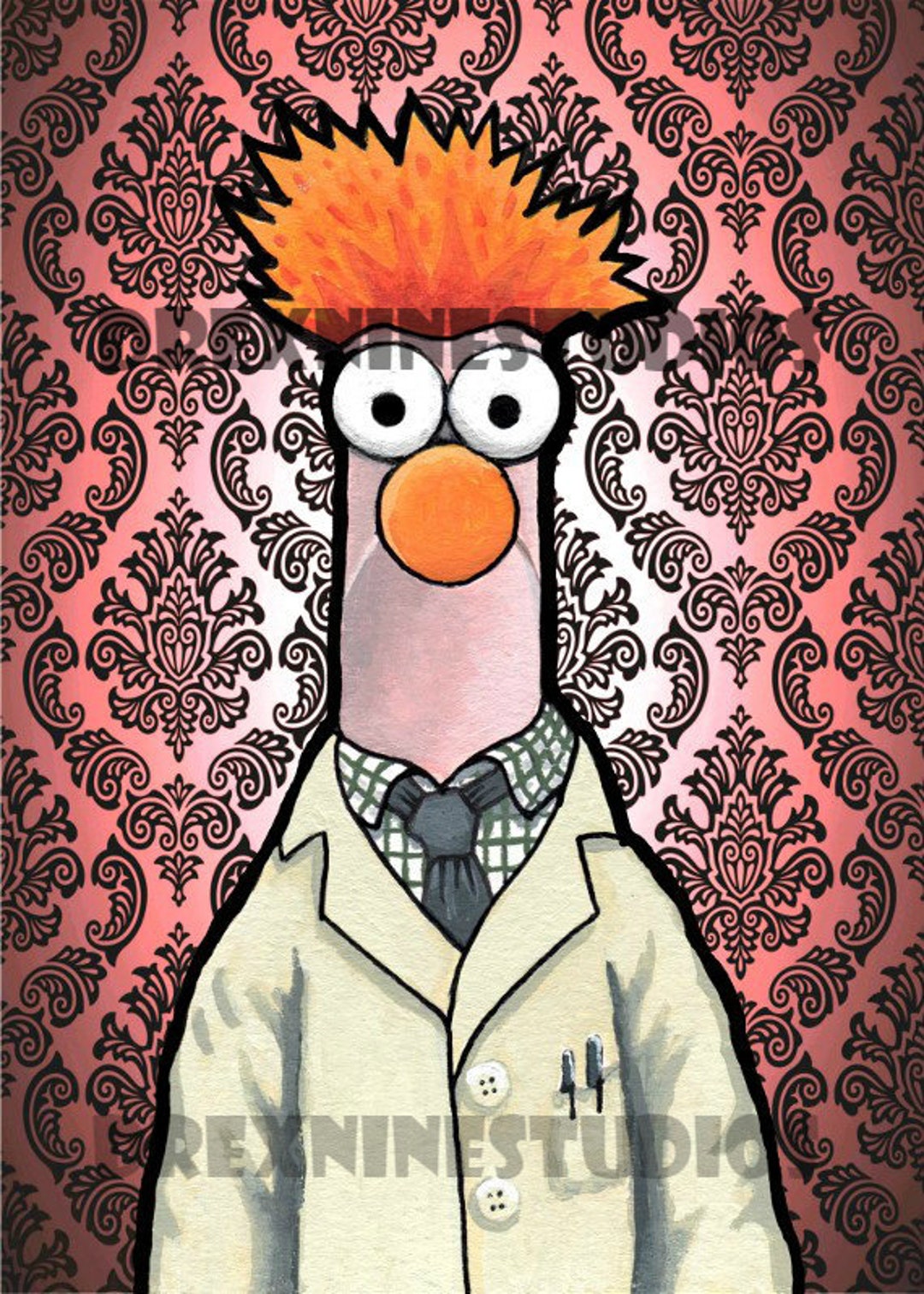 The Muppets Portrait Series: Beaker by Jason Selezinka - Etsy