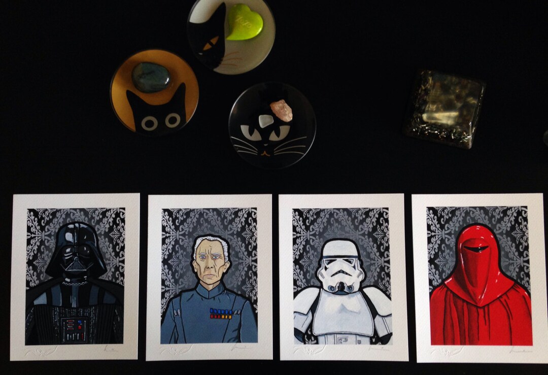 Star Wars Dark Side Portrait Series 1: Complete Set of 4 by Jason ...
