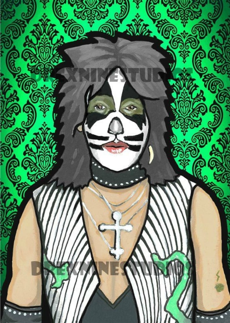 KISS Portrait Series: Peter Criss the Catman by Jason - Etsy