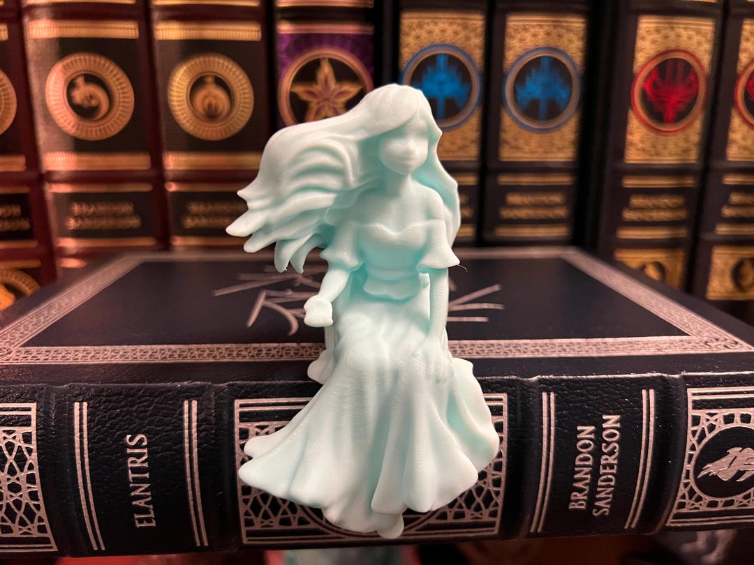 Syl Bookself Buddy | 3D Printed Cosmere Spren Figurine - Etsy